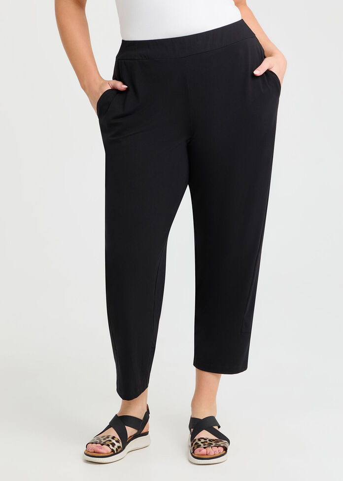 Shop Plus Size Pima Cotton Icon Pant, Black | Taking Shape CA