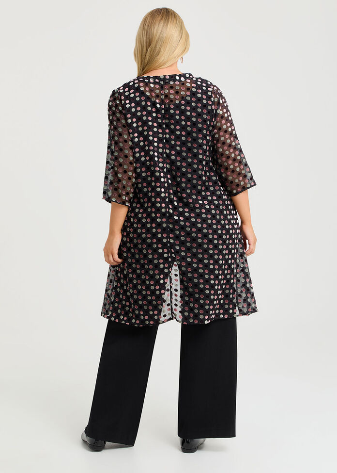 Shop Plus Size Velour Obsession Spot Tunic, Spots | Taking Shape UK