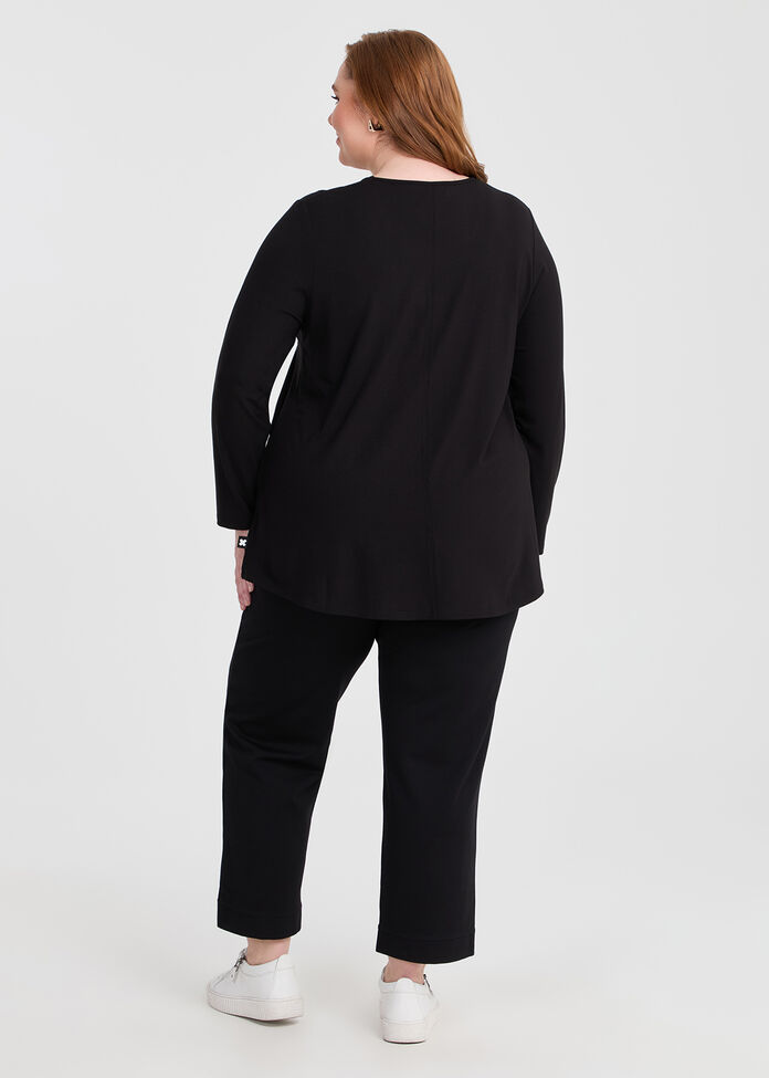 Shop Plus Size Natural Senorita Top, Black | Taking Shape NZ