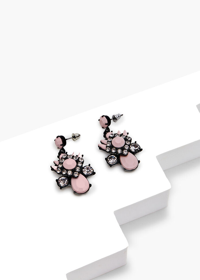 Shop Elaborate Crystal Earrings in Red | Accessories | Taking Shape AU