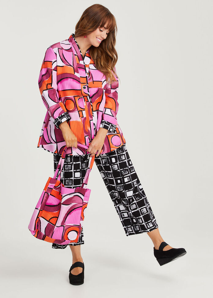 Plus Size Reversible Quilt Jacket Abstract | Taking Shape UK
