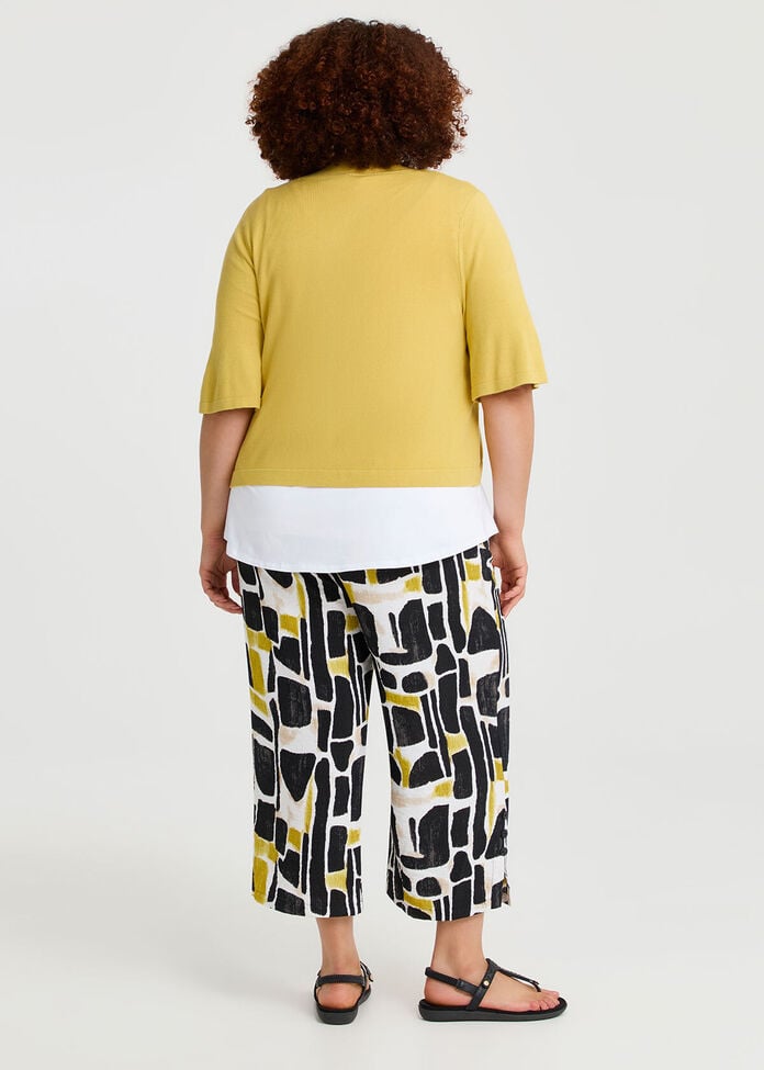 Shop Plus Size Jessie Crop Natural Cardigan, Yellow | Taking Shape AU