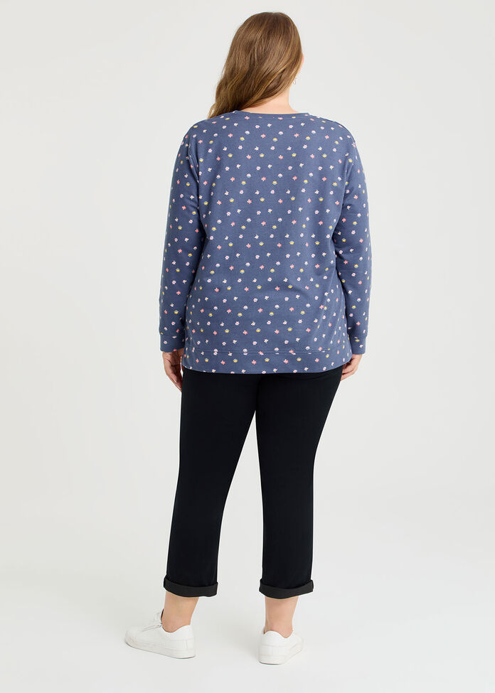 Shop Plus Size Printed Boyfriend Tunic Sweat, Spots | Taking Shape AU
