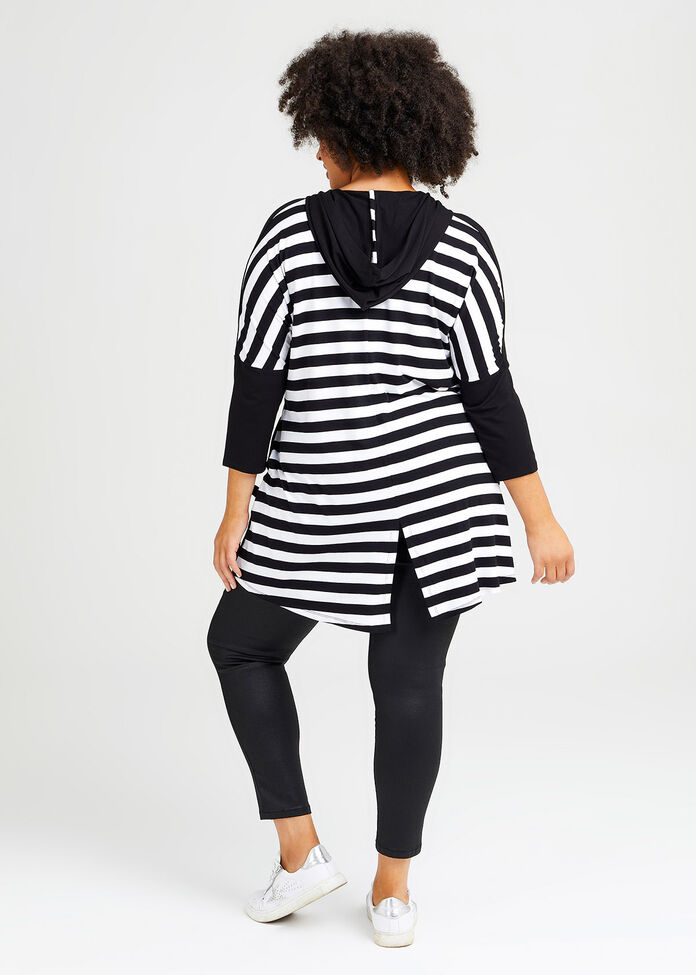 Shop Plus Size Natural Rainbow Stripe Top, Stripes | Taking Shape AU