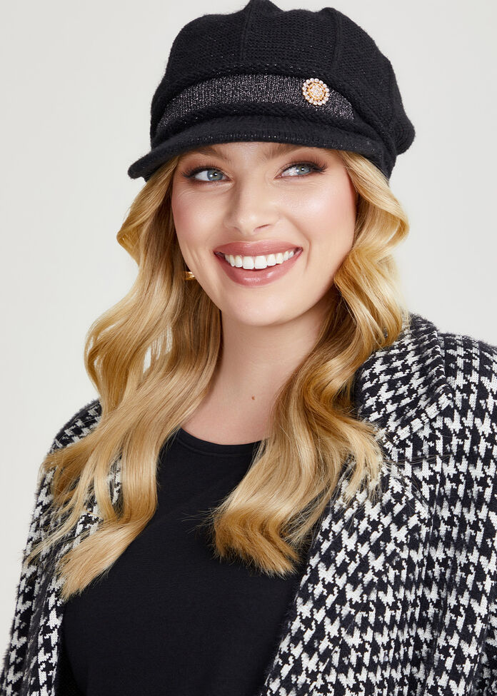 Shop New Jewel Winter Cap in Black | Accessories | Taking Shape AU