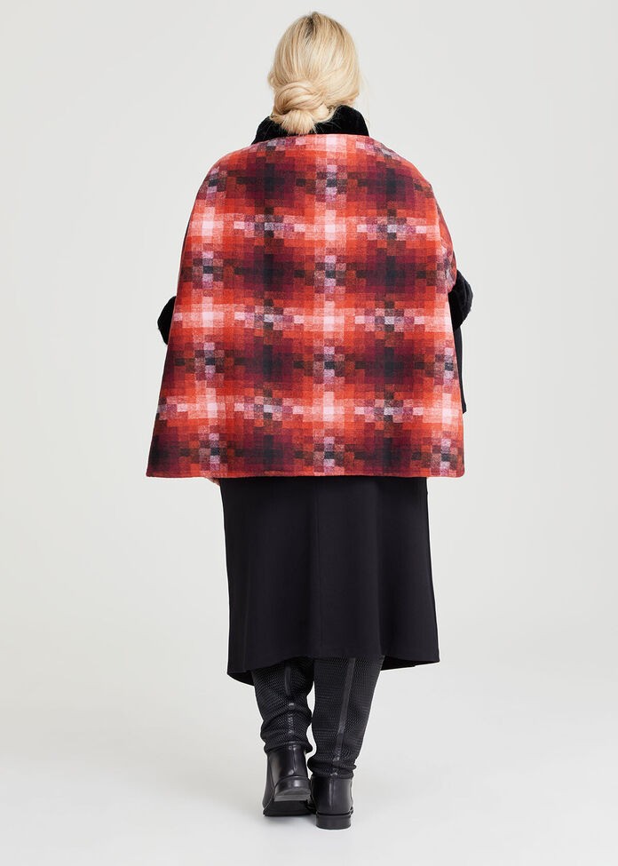 Shop Multicolour Fur Trim Cape in Multi | Accessories | Taking Shape AU