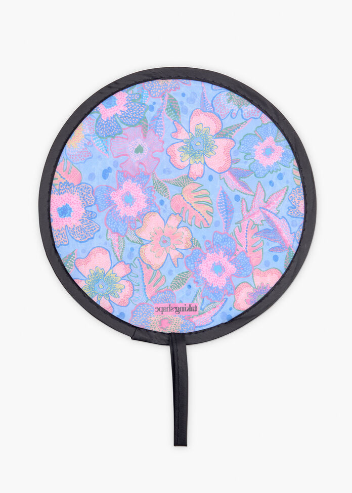 Twist Fan In Mauve Floral, Stylish & Practical | Taking Shape NZ