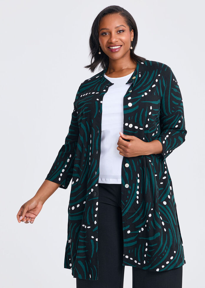Shop Plus Size Natural Harpa Duster, Multi | Taking Shape AU