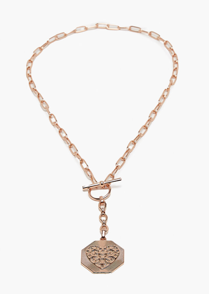 Shop Mixed Chain Gold Fob Necklace | Accessories | Taking Shape AU