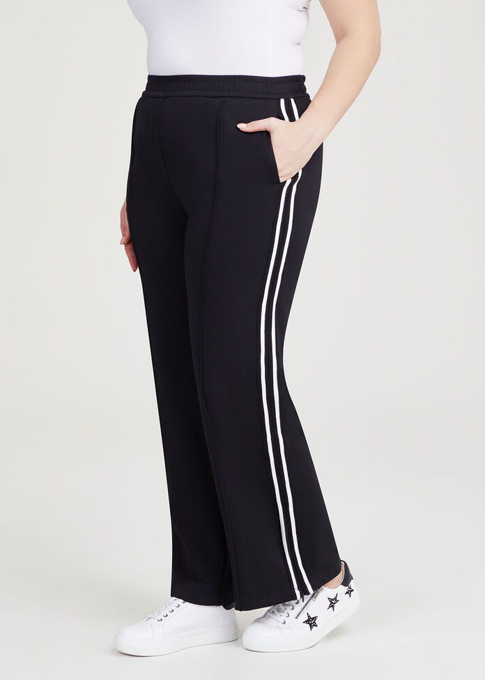 Shop Plus Size Ponte Wide Leg Pant in Black | Sizes 12-30 | Taking Shape IE