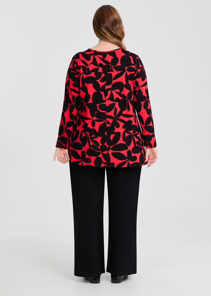 Shop Plus Size Natural Ade Abstract Floral Top, Floral | Taking Shape AU