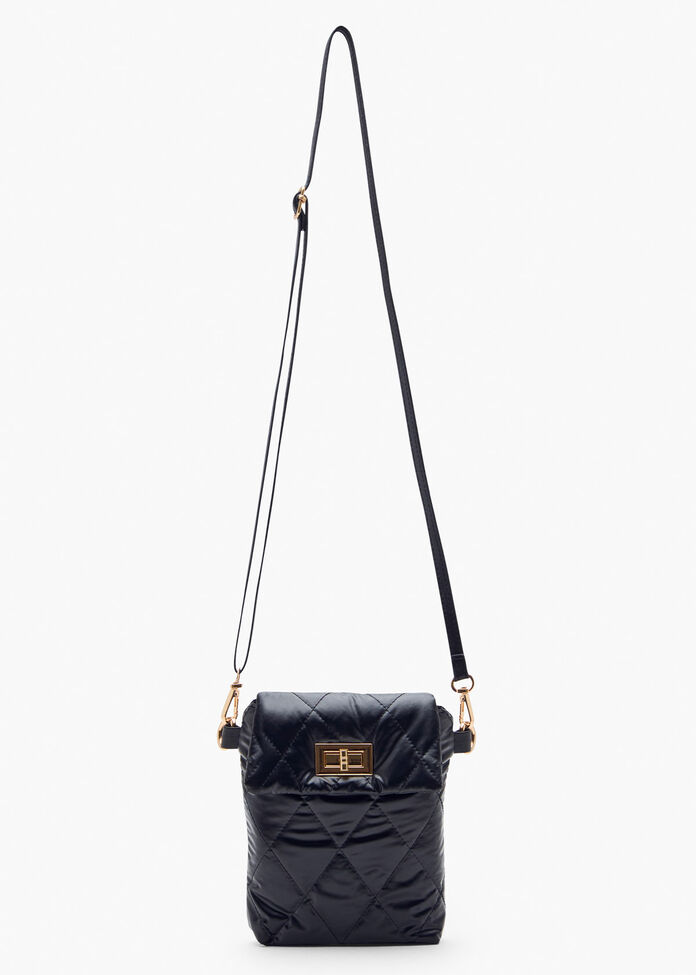 Shop Puffer Crossbody Bag in Black | Accessories | Taking Shape NZ