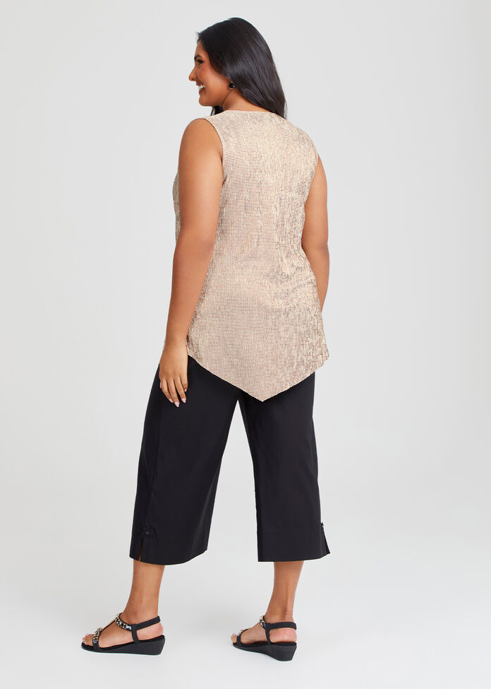 Plus Size Women's Time To Shine Tank in Gold | Taking Shape NZ