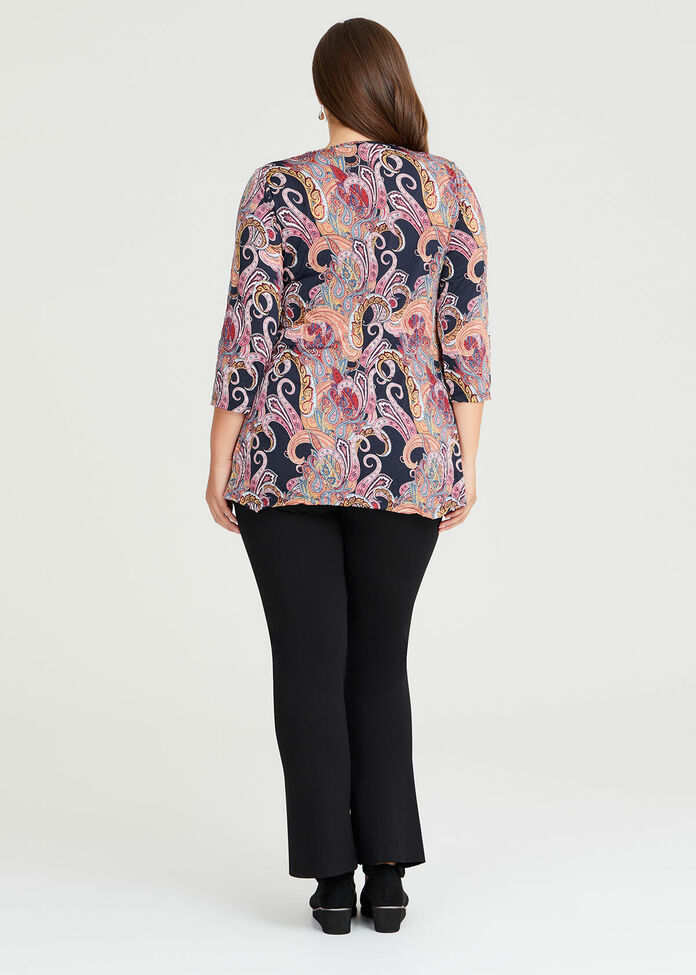Shop Plus Size Paisley Pop Top, Multi | Taking Shape AU