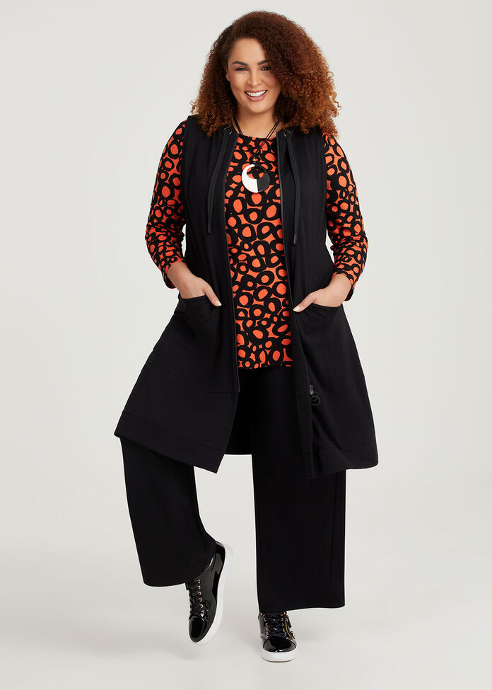 Shop Plus Size Ponte Off Duty Vest Black Taking Shape Nz