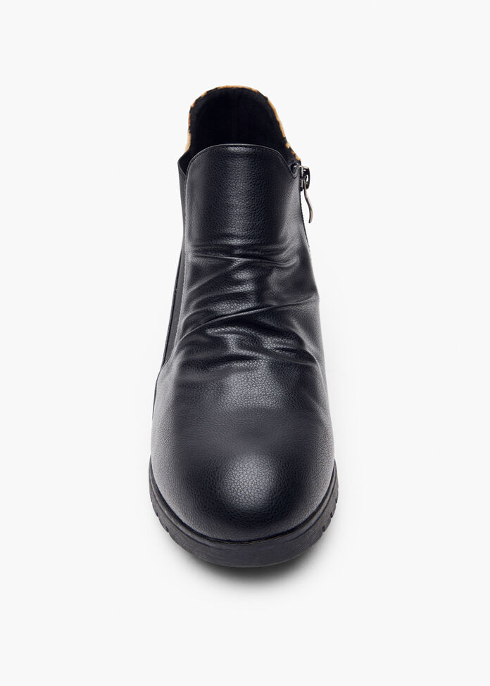 Shop Black Flexible Wedge Ankle Boot | Comfortable Shoes | Taking Shape AU