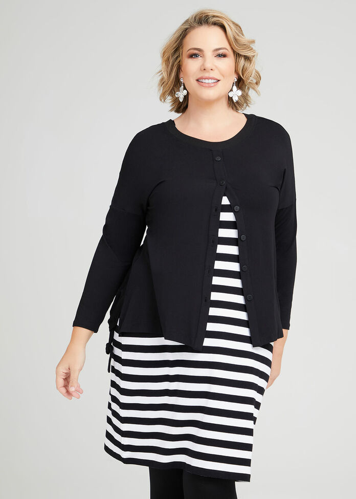 Shop Plus Size Natural Playful Overtop in Black | Taking Shape AU