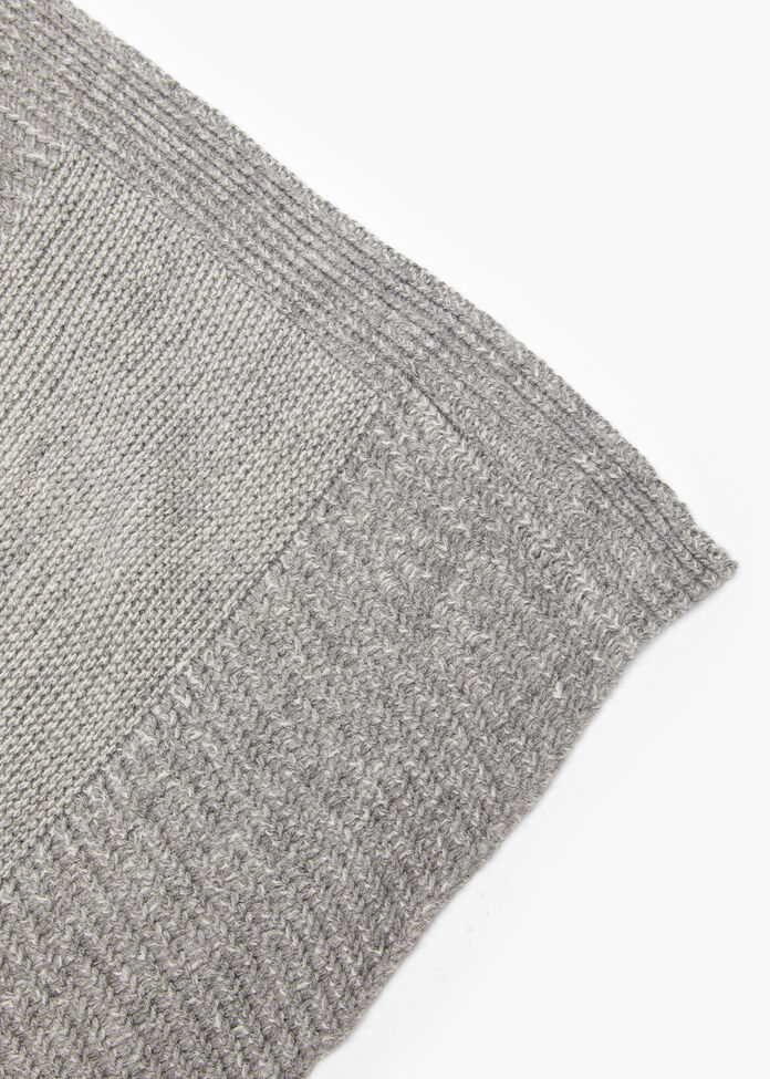 Shop Grey Tones Relaxed Poncho in Black | Accessories | Taking Shape AU