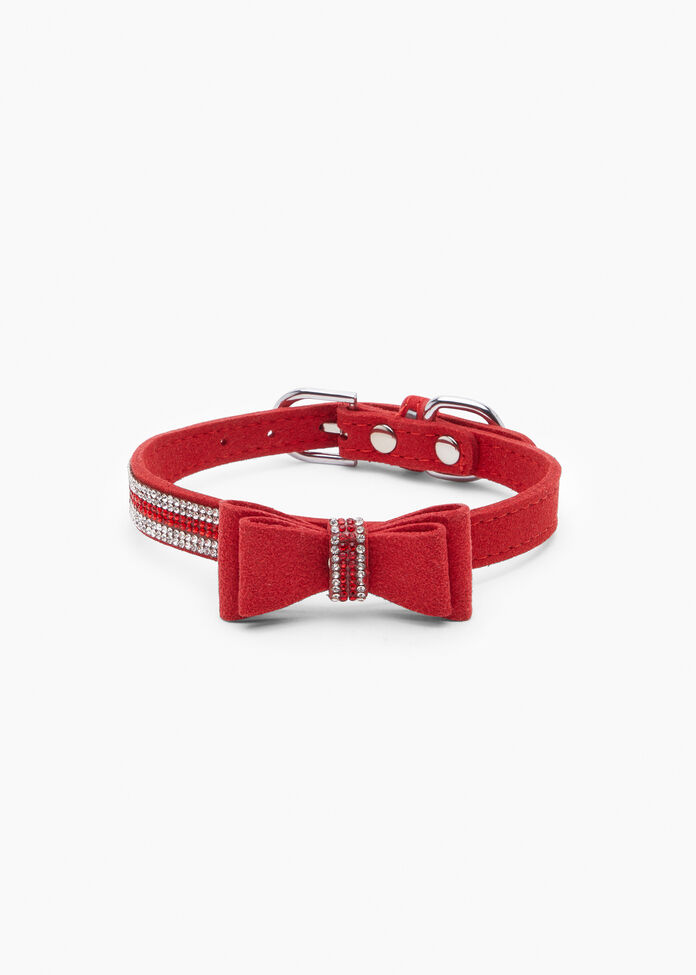 Shop Red Bling Bow Collar in Red | Accessories | Taking Shape AU