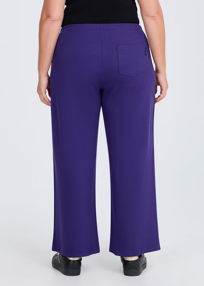 Shop Plus Size Natural On The Go Wide Pant, Purple | Taking Shape AU