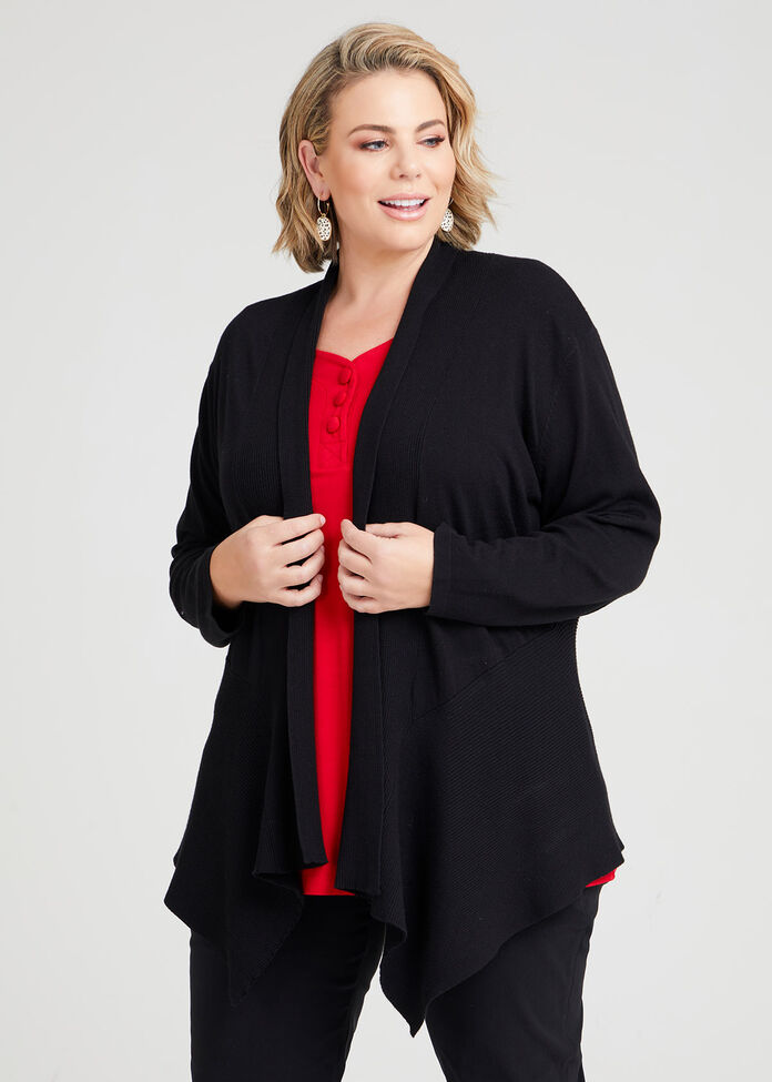 Shop Plus Size Everyday Claire Cardigan in Black | Sizes 12-30 | Taking ...