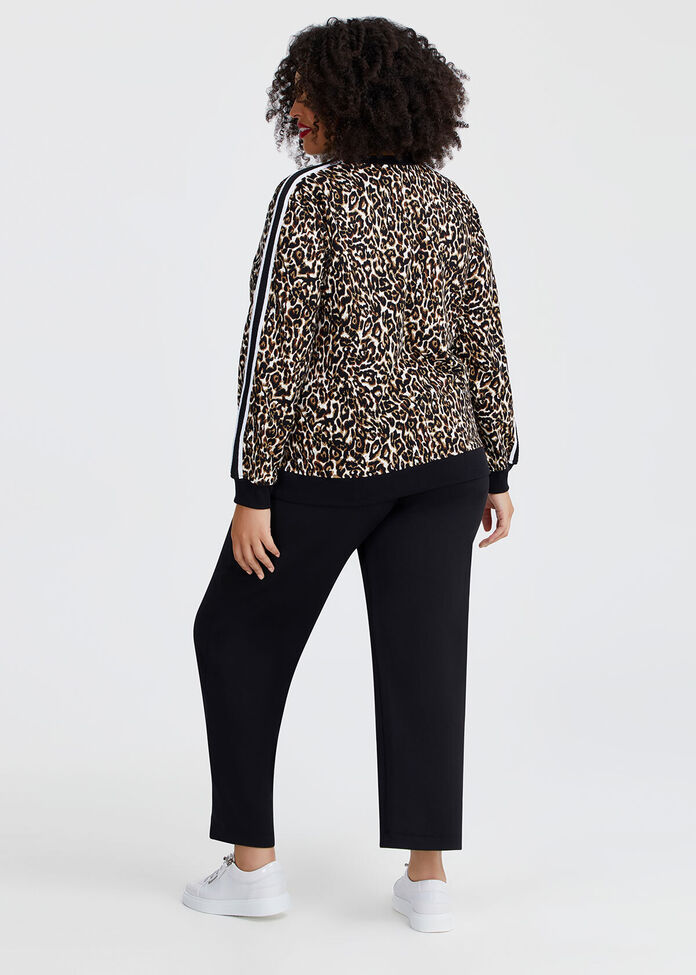 Shop Plus Size Cotton Animal Print Sweatshirt, Multi | Taking Shape AU