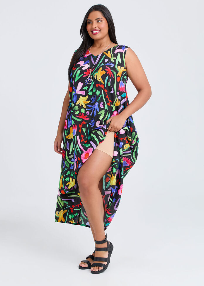Shop Plus Size Natural Trinity Maxi Dress, Floral | Taking Shape AU
