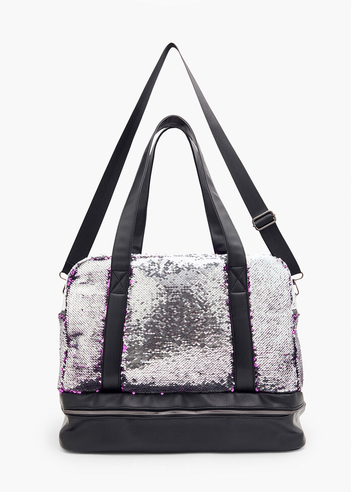 Shop Sequin Weekender Bag in Purple | Accessories | Taking Shape AU