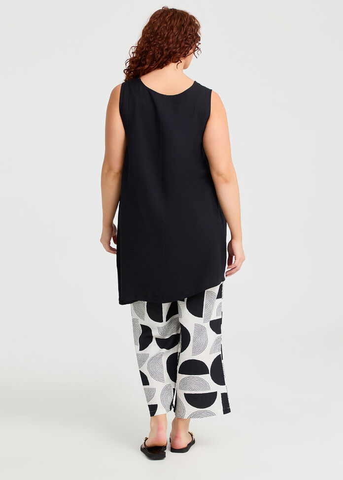 Shop Plus Size Natural Layering Sleeveless Top, Black | Taking Shape NZ
