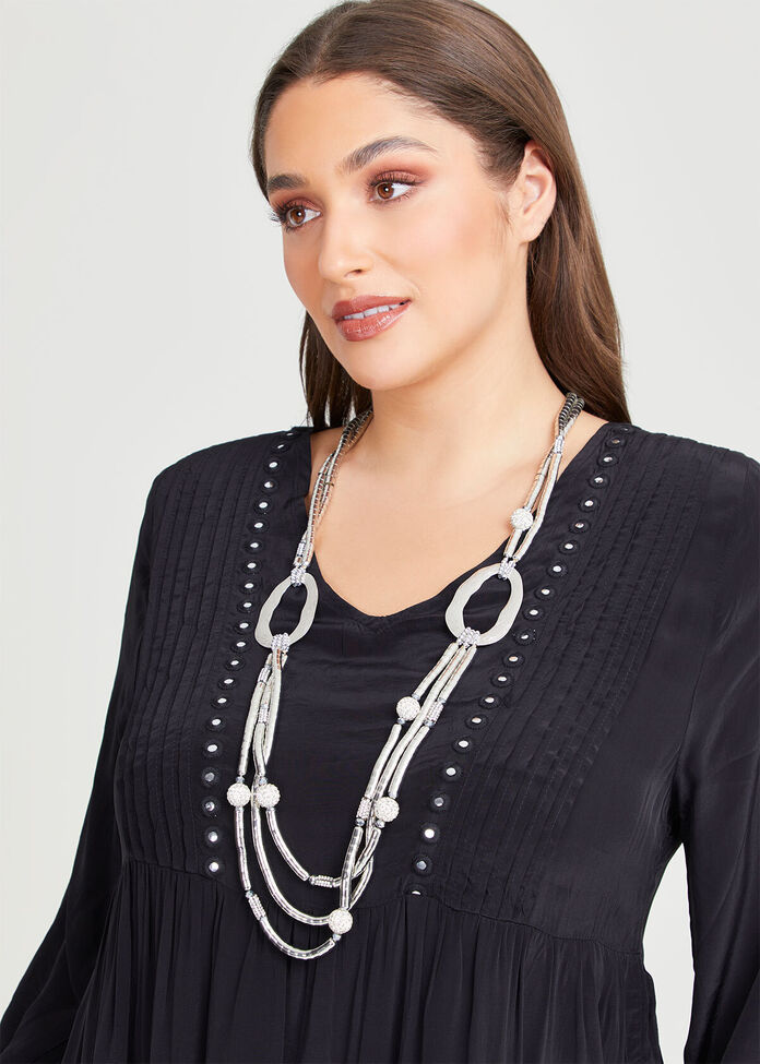 Shop Long Snake Chain Necklace in Black | Accessories | Taking Shape AU