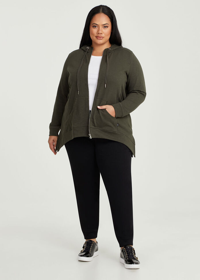 Shop Plus Size Active Hooded Jacket, Green | Taking Shape AU