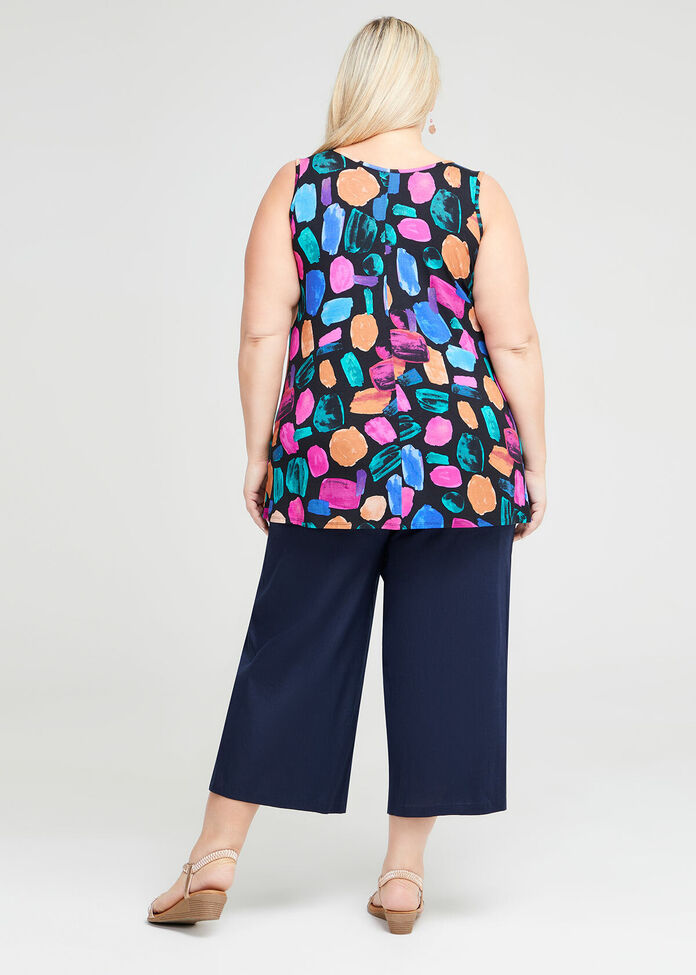 Shop Plus Size Multi Print Bamboo Tank in Green | Taking Shape AU