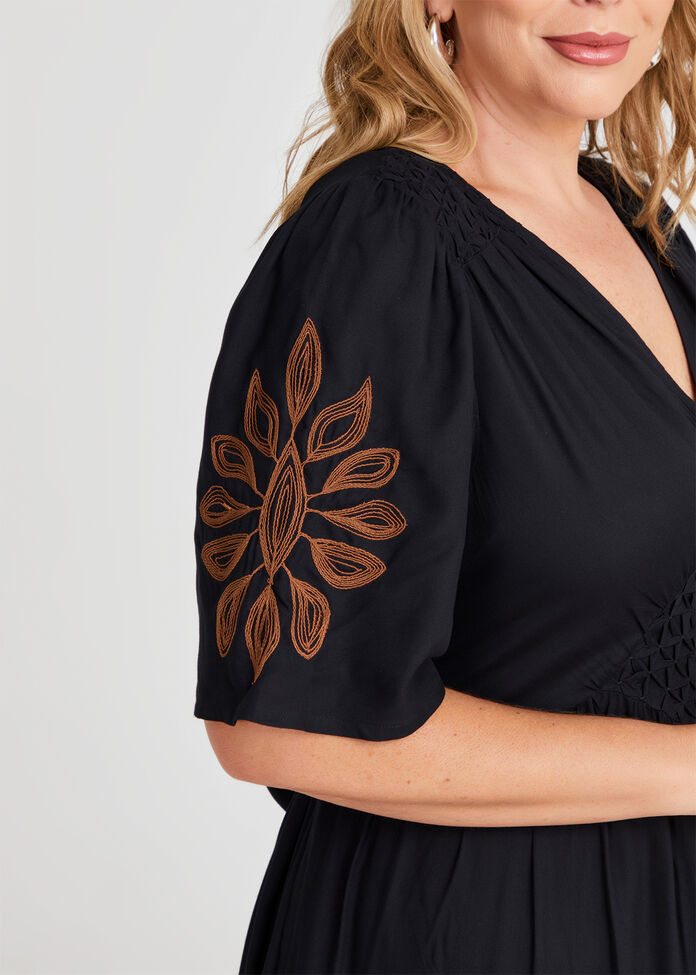 Shop Plus Size Natural Elliette Dress, Multi | Taking Shape AU