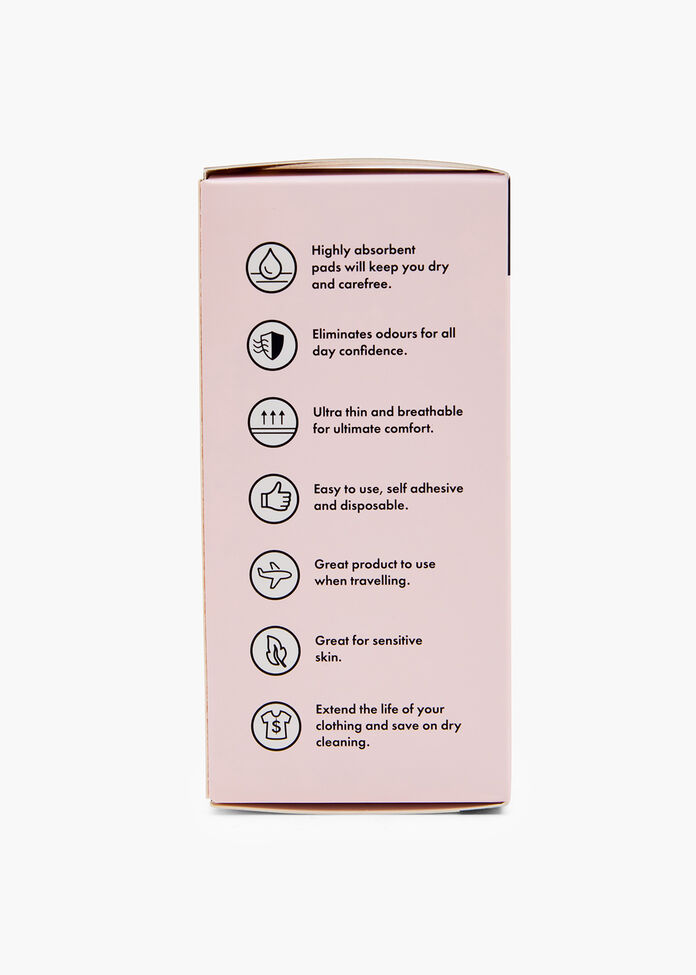 Shop Underarm Sweat Pad Protectors in White | Accessories | Taking Shape AU