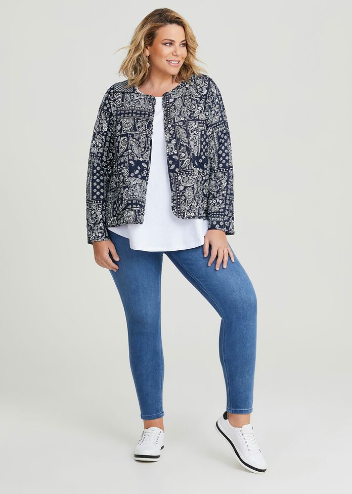 Shop Plus Size Reversible Quilted Jacket, Multi | Taking Shape AU