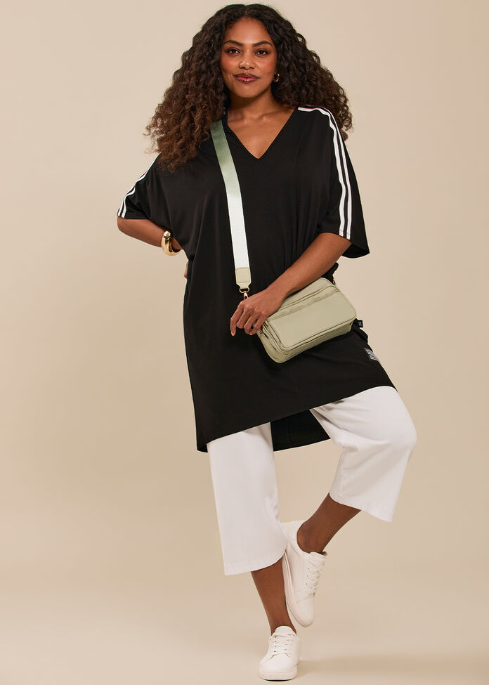 Shop Plus Size Natural Piper Tunic, Black | Taking Shape AU