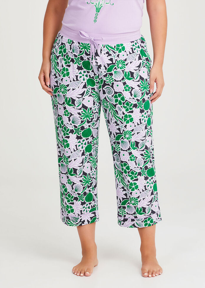 Plus Size Pyjamas: Australian Cotton Palm Print | Taking Shape AU