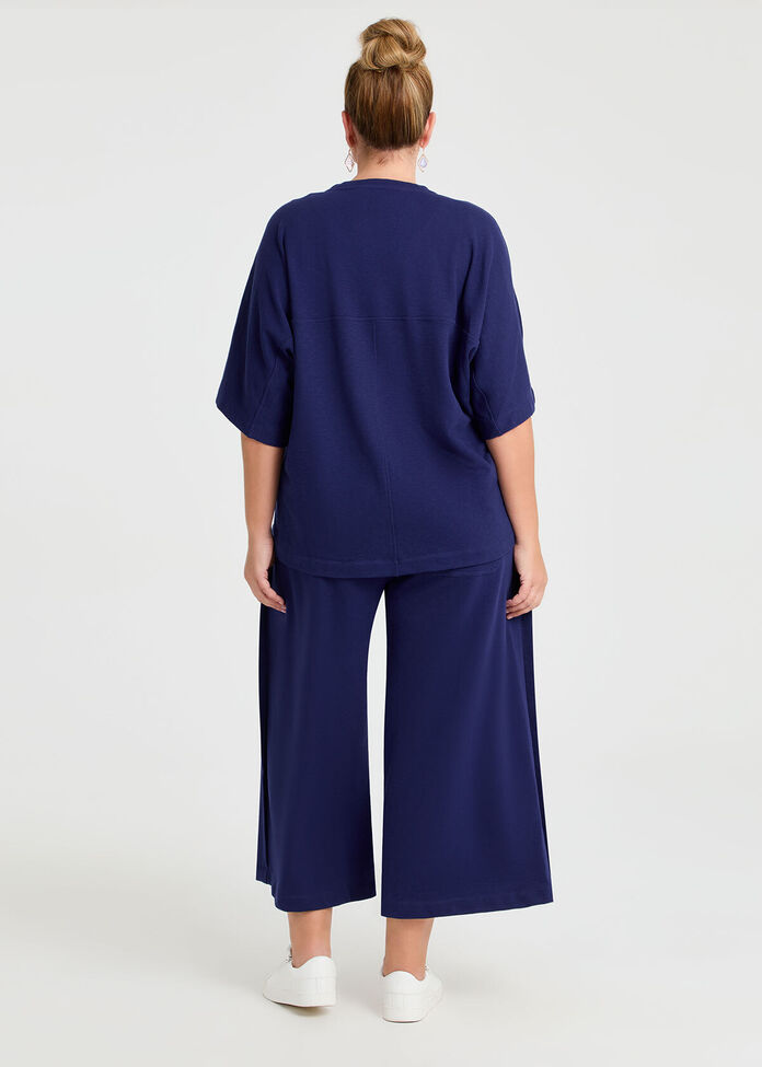 Shop Plus Size Hi Lo Hem Sweatshirt, Navy | Taking Shape NZ