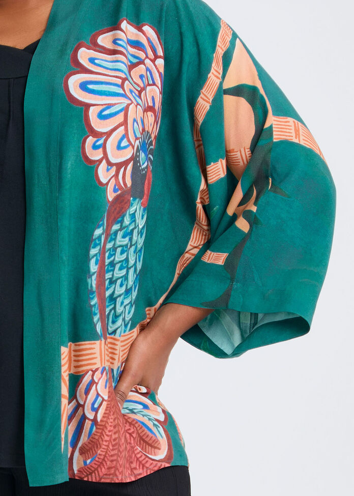 Shop Plus Size Natural Paradise Kimono, Multi | Taking Shape NZ