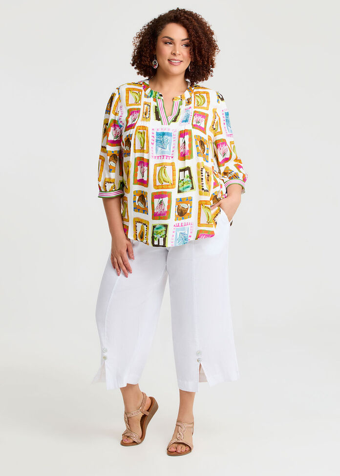 Shop Plus Size Natural Paradise Top, Print | Taking Shape AU