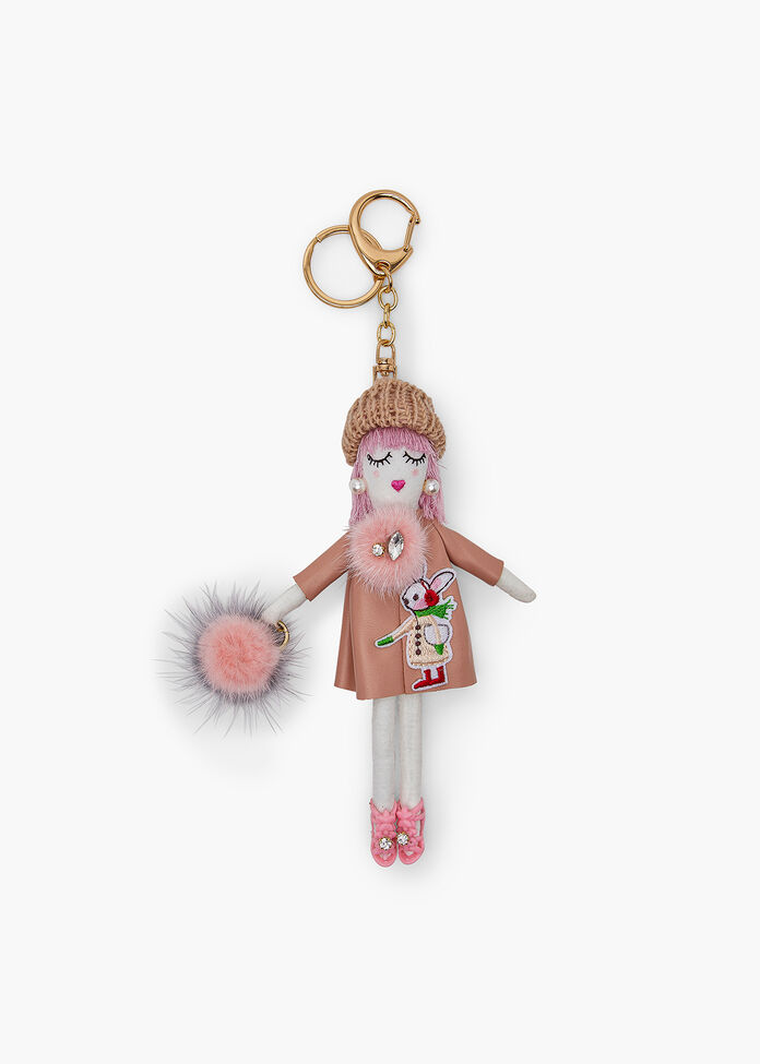 Shop Pink Key Ring Bag Charm | Accessories | Taking Shape AU