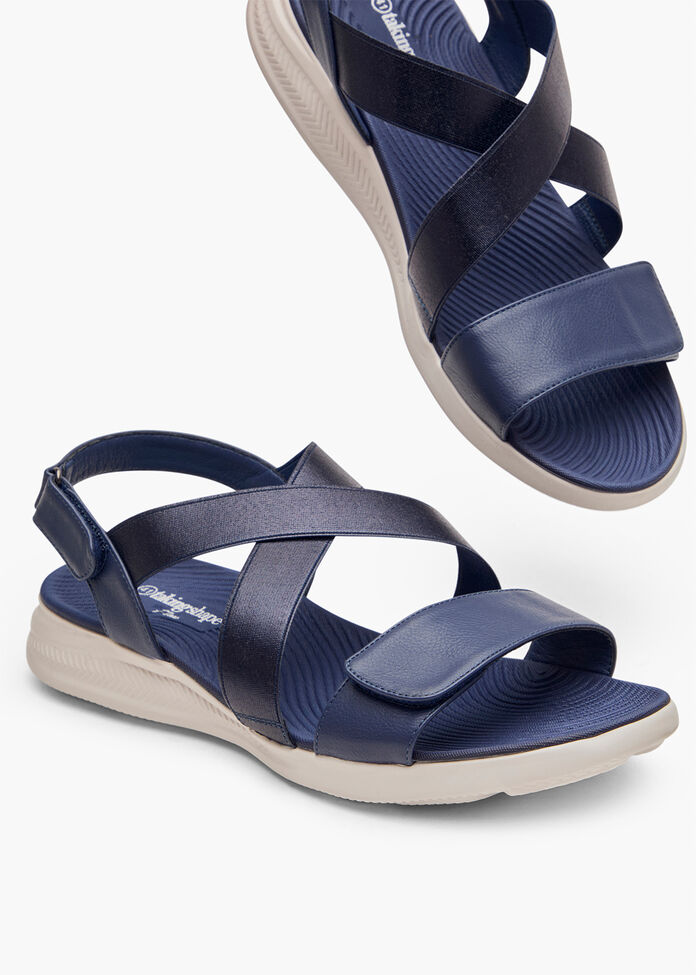 Shop Blue Flex Elastic Comfort Sandal | Comfortable Shoes | Taking Shape AU