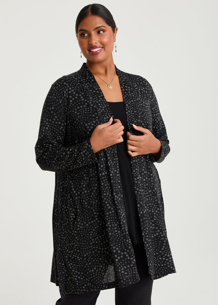 Shop Plus Size Pleat Back Snug Cardigan, Multi | Taking Shape AU