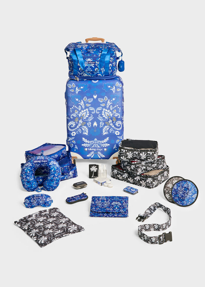 Shop Set of 3 Printed Travel Cells in Blue | Accessories | Taking Shape AU