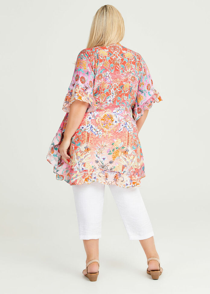 Shop Plus Size Natural Casablanca Kaftan, Multi | Taking Shape AU