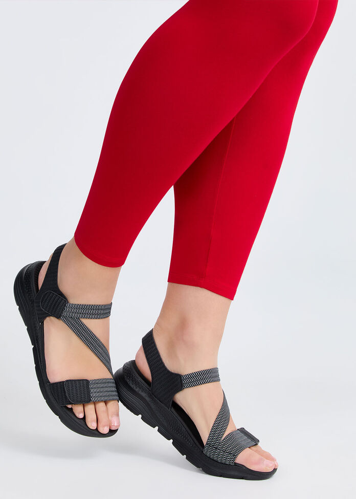 Shop Black Thick Sole Flex Comfort Sandal | Comfortable Shoes | Taking ...