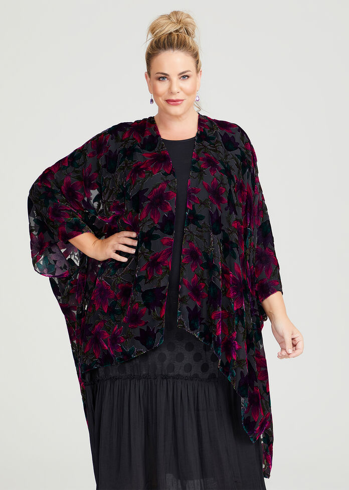 Shop Floral Burnout Cape | Accessories | Taking Shape AU