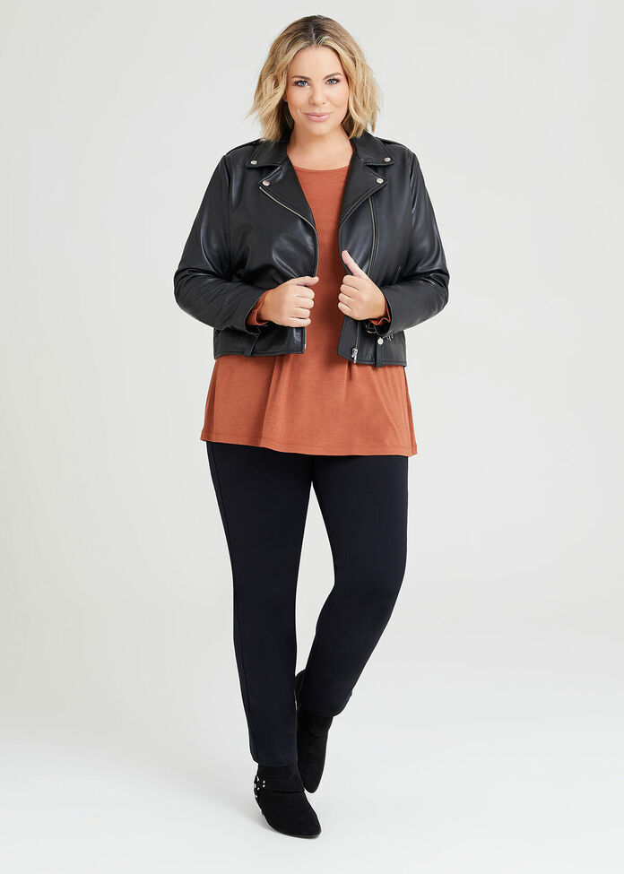 Shop Wool Bamboo Top in Brown in sizes 12 to 24 | Taking Shape