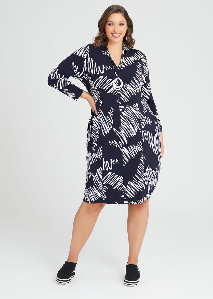 Shop Plus Size Maddie Dress in Print | Taking Shape AU