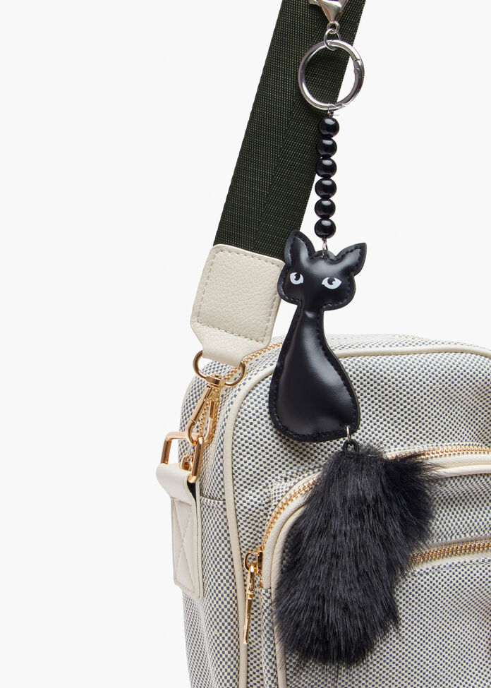 Shop Cat Bag Charm in Black | Accessories | Taking Shape AU
